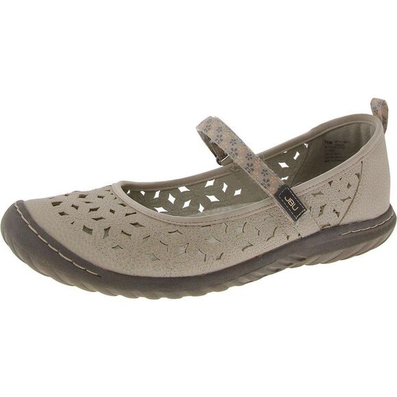 JBU | Shoes | Jbu By Jambu Womens Wildflower Mj Gray Faux Leather Mary ...